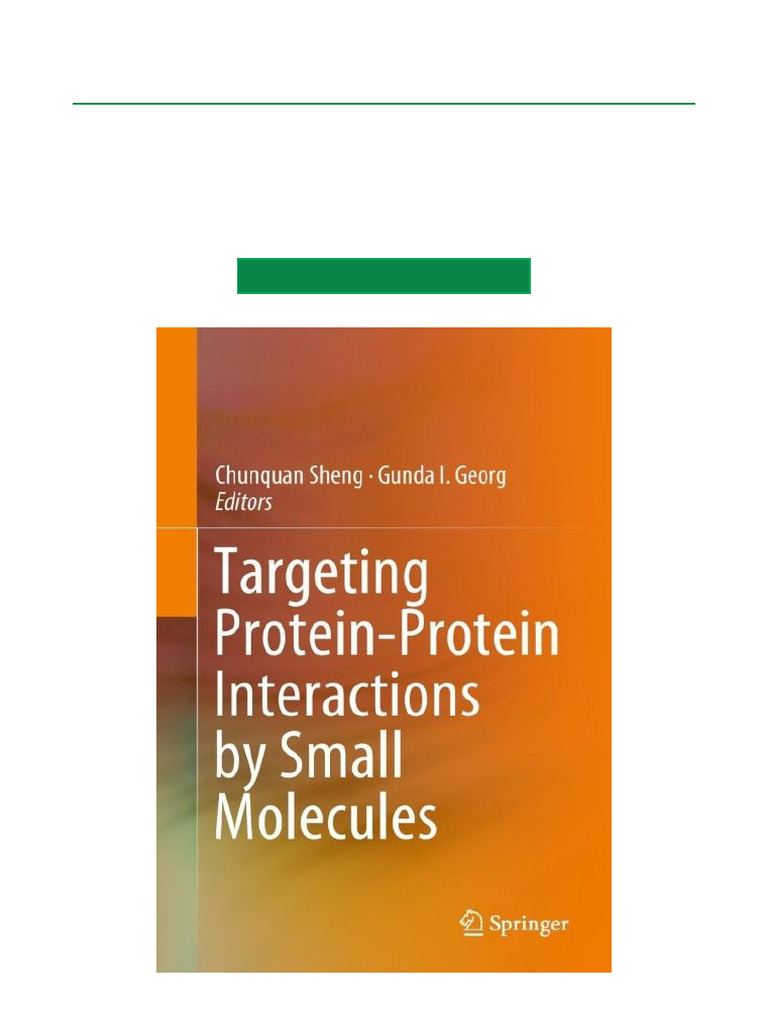 Targeting Protein Protein Interactions by Small Molecules Fast Download ...