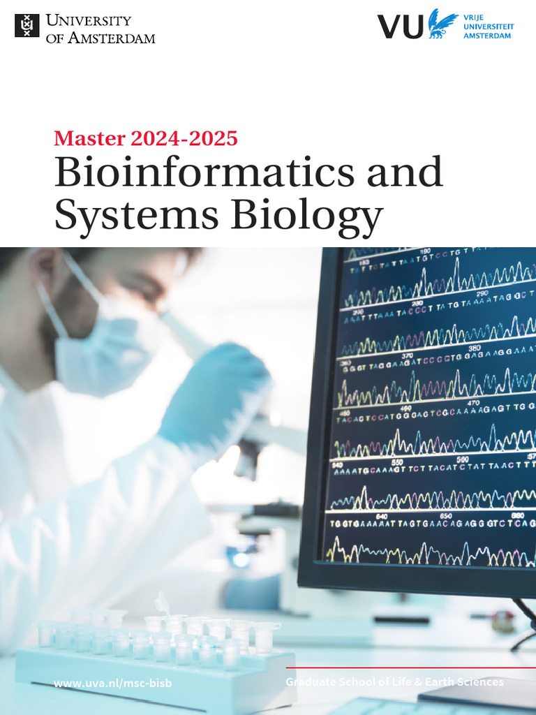 MSc Bioinformatics and Systems Biology | PDF | Systems Biology | Bioinformatics