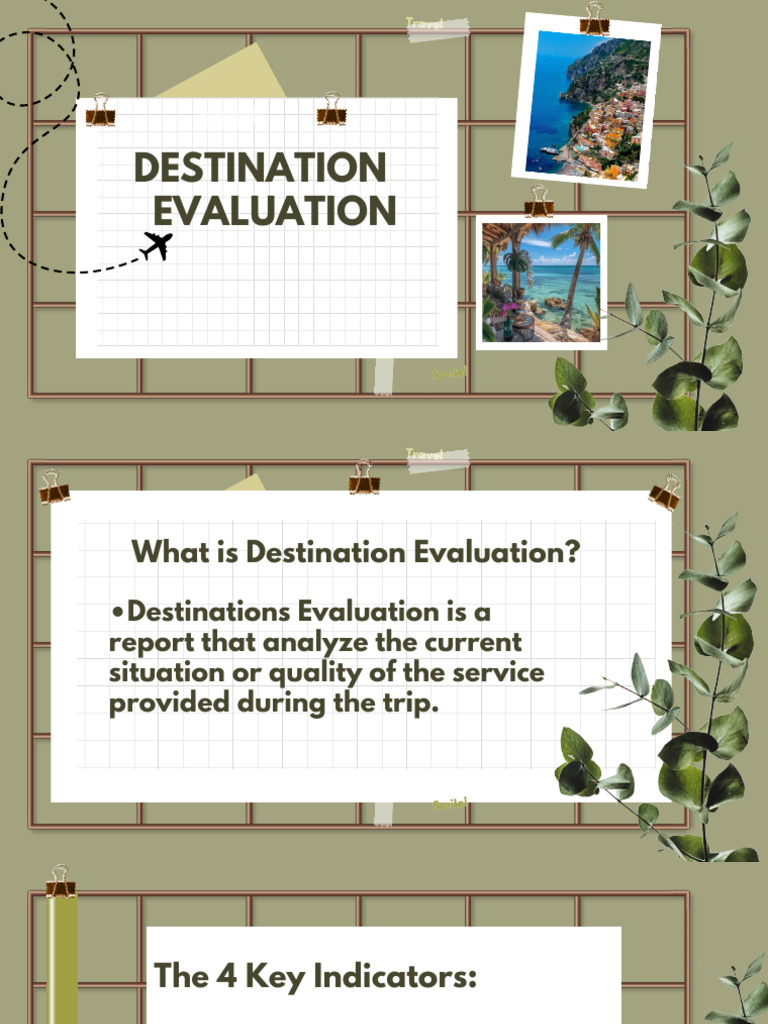 Destination Evaluation PDF | PDF