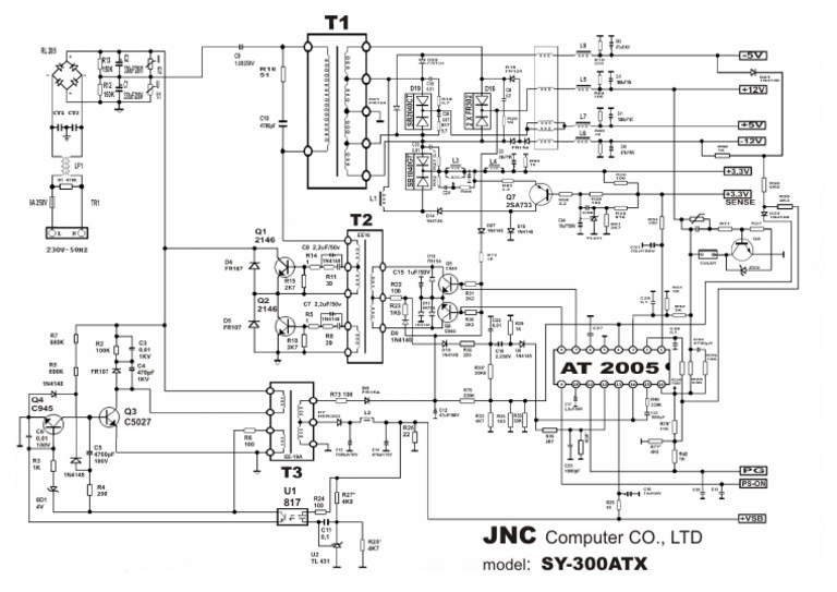 JNC Computer Co., LTD Model Sy-300atx c5027-Tt2146-At 2005 | PDF