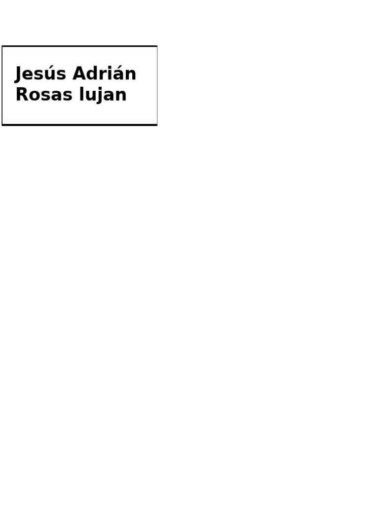 Jesús Adrián Rosas Lujan | PDF