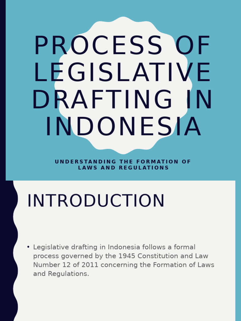 Process of Legislative Drafting | PDF