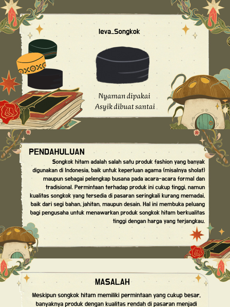 Peluang Usaha Songkok Berkualitas | PDF