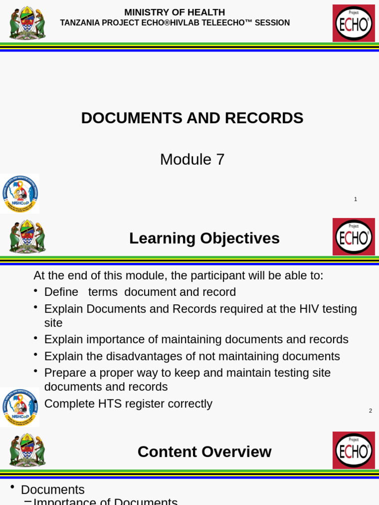 HTS Register and Record-Keeping Guide | PDF