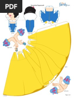 Disney Frozen Elsa Papercraft Craft Printable 0913 | PDF | Clothing ...