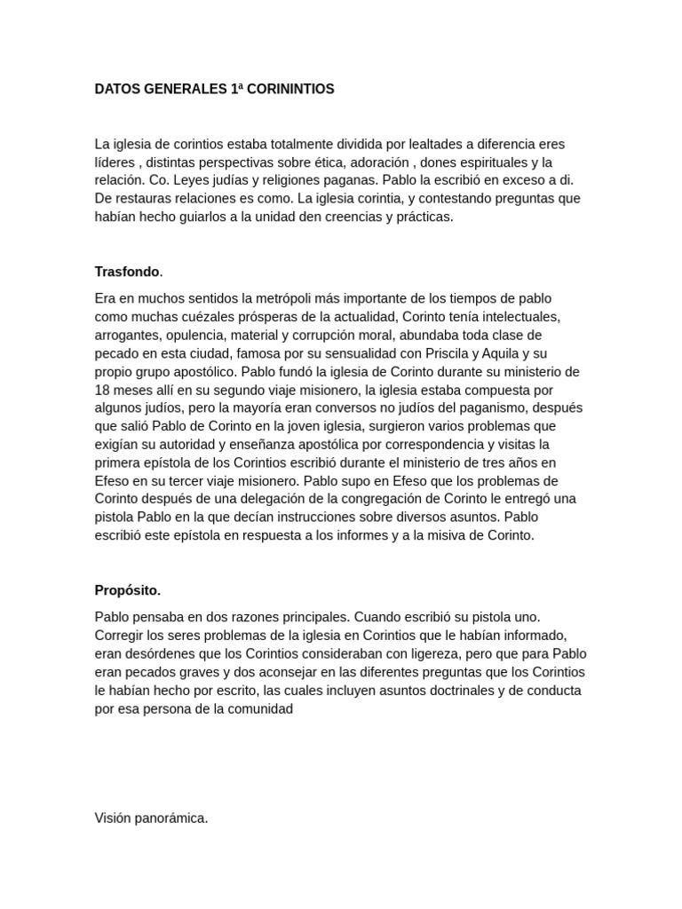 Epístolas | PDF | Pablo el apóstol | Primera epístola a los corintios