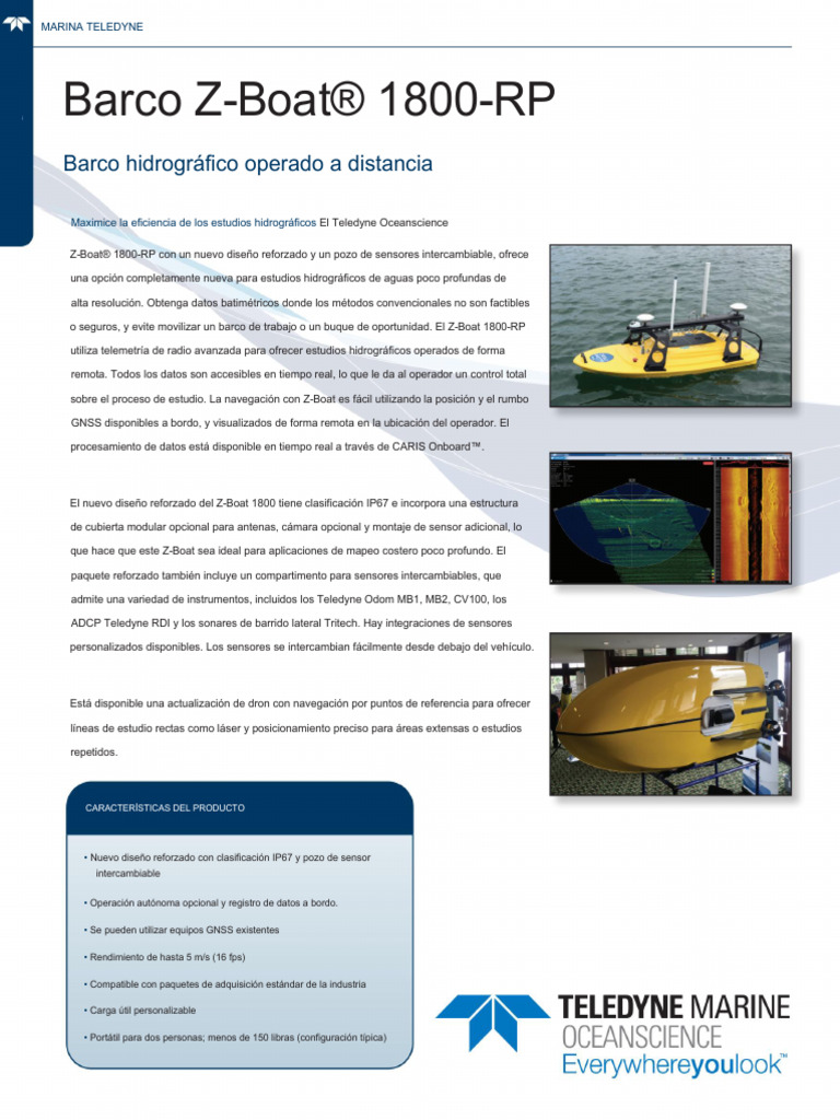 Z-Boat 1800-RP Data Sheet-2021 2 | PDF | Navegación