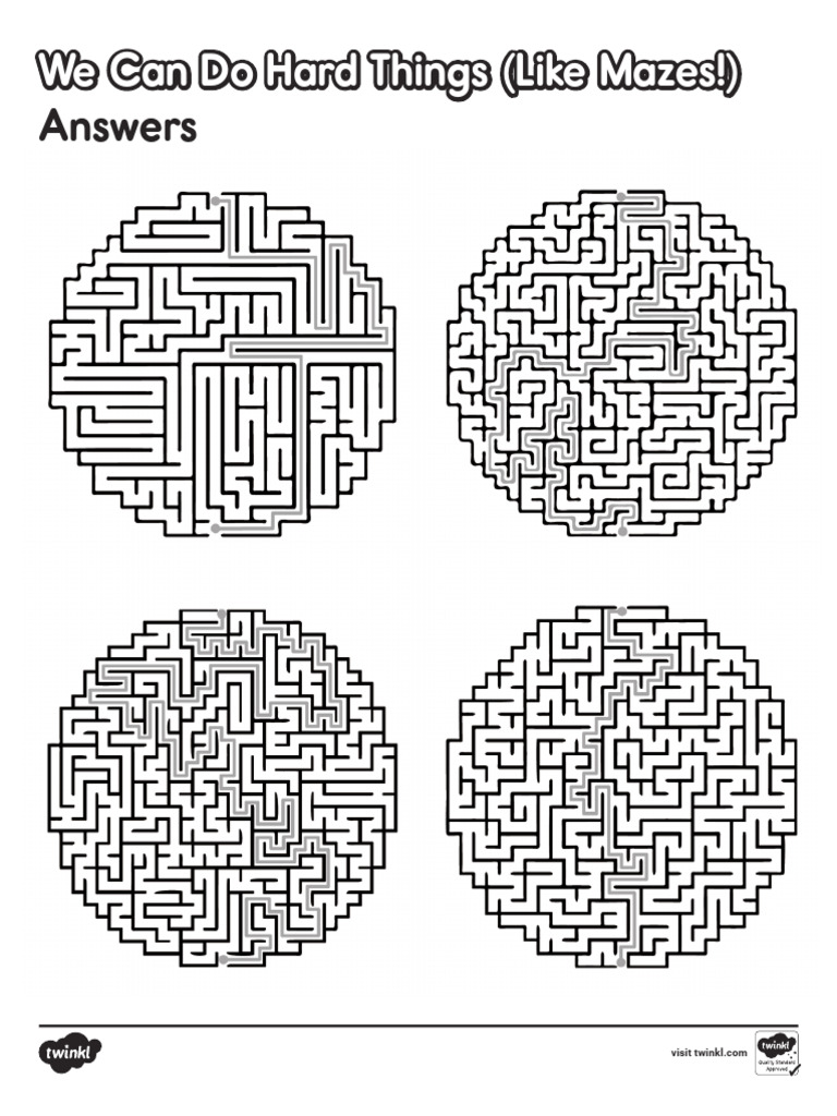 Answers Dot Day Circle Maze Challenge | PDF