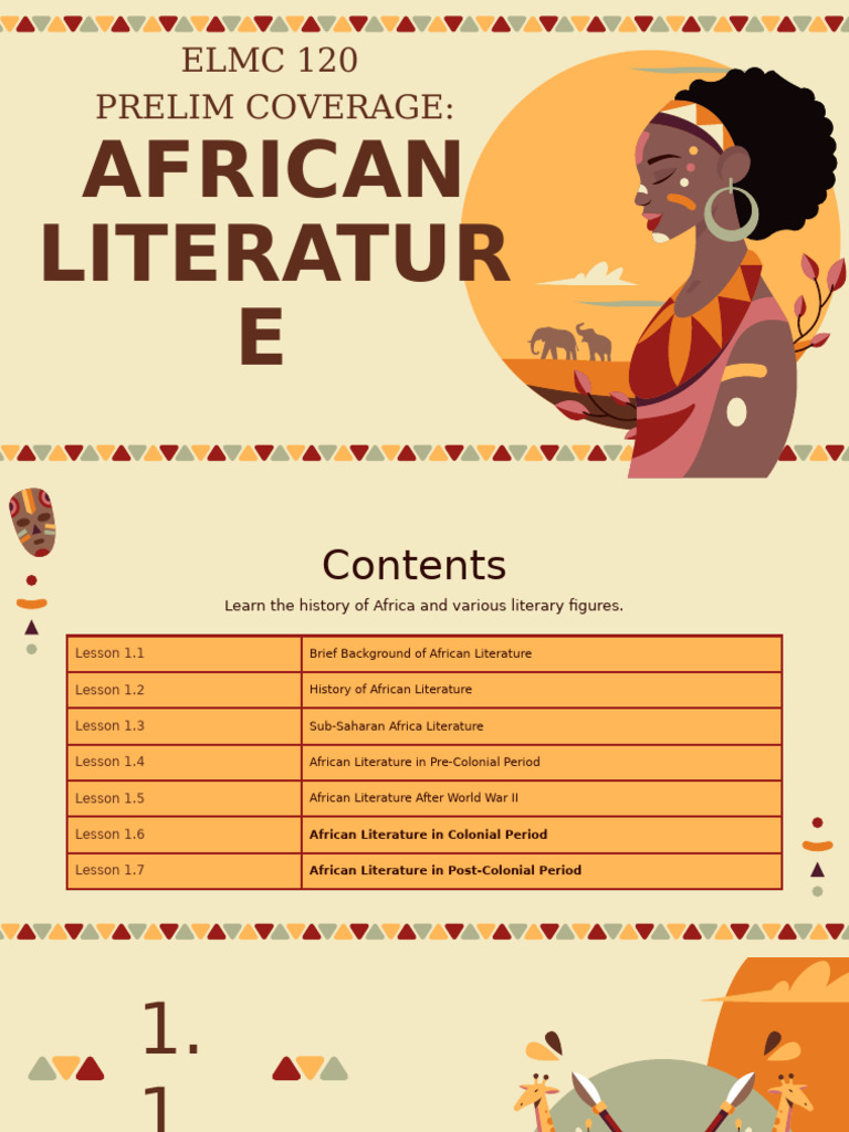 African Literature | PDF | Planets | Mercury (Planet)