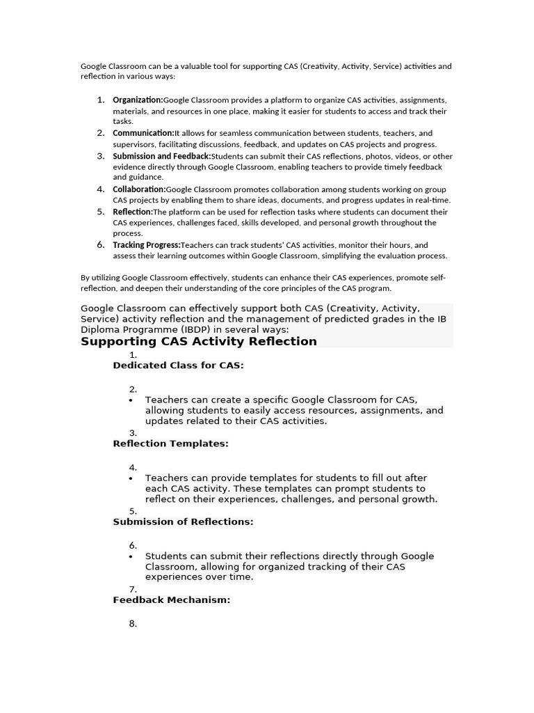 Google Classroom Can Be A Valuable Tool For Suppor | PDF ...