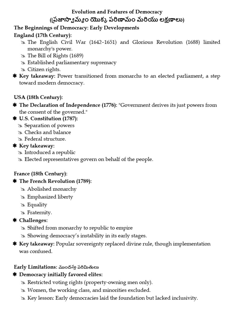 Civil Rights and Democracy's Evolution | PDF | Democracy | Political ...