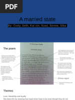 A Married State | PDF | Poetry | Human Communication