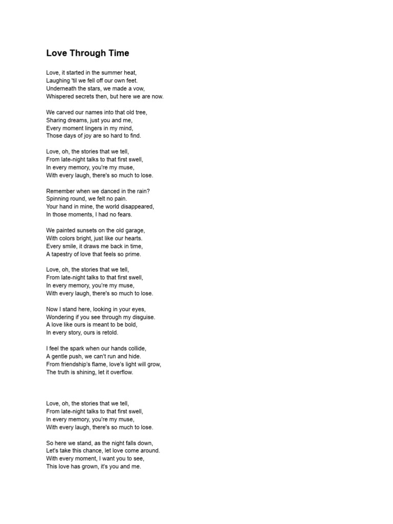 Love Through Time | PDF