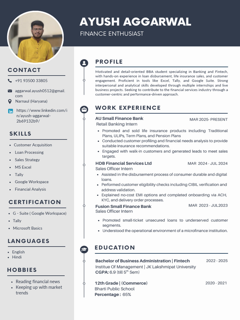 Blue and Gray Simple Professional CV Resume | PDF | Service Industries | Economies