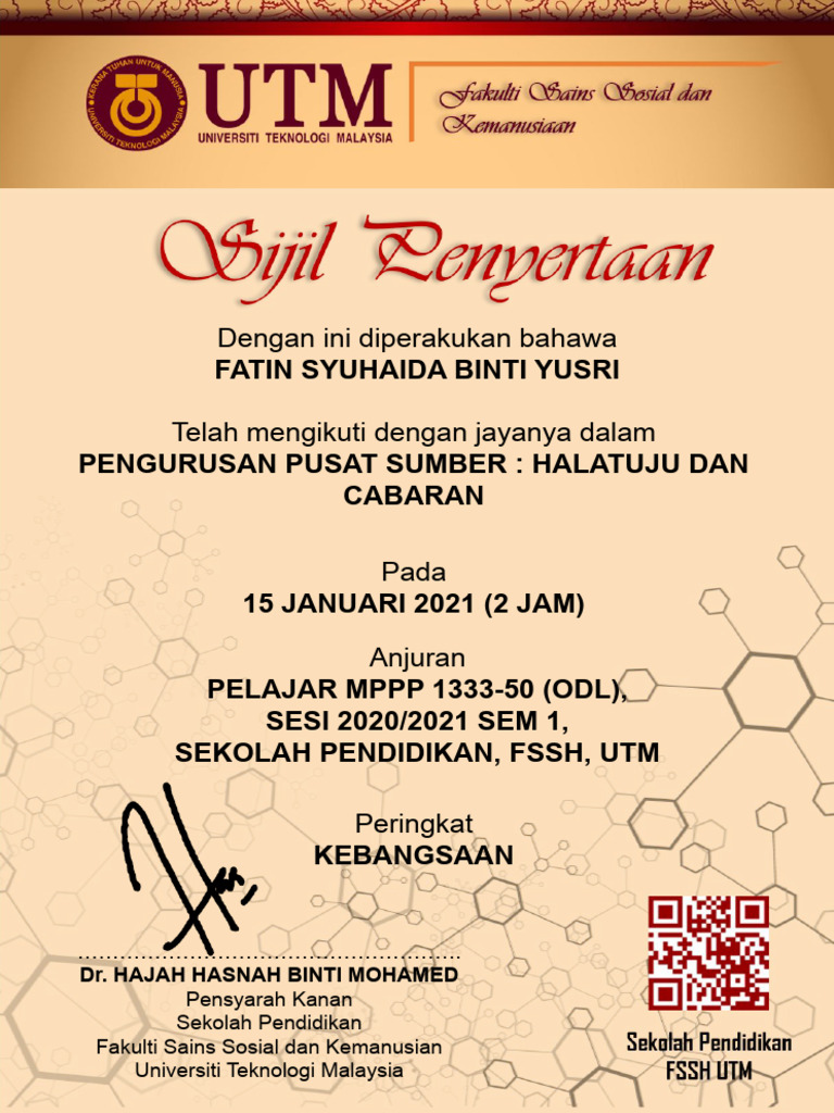 #3344 911203015278 Fatin Syuhaida Binti Yusri | PDF