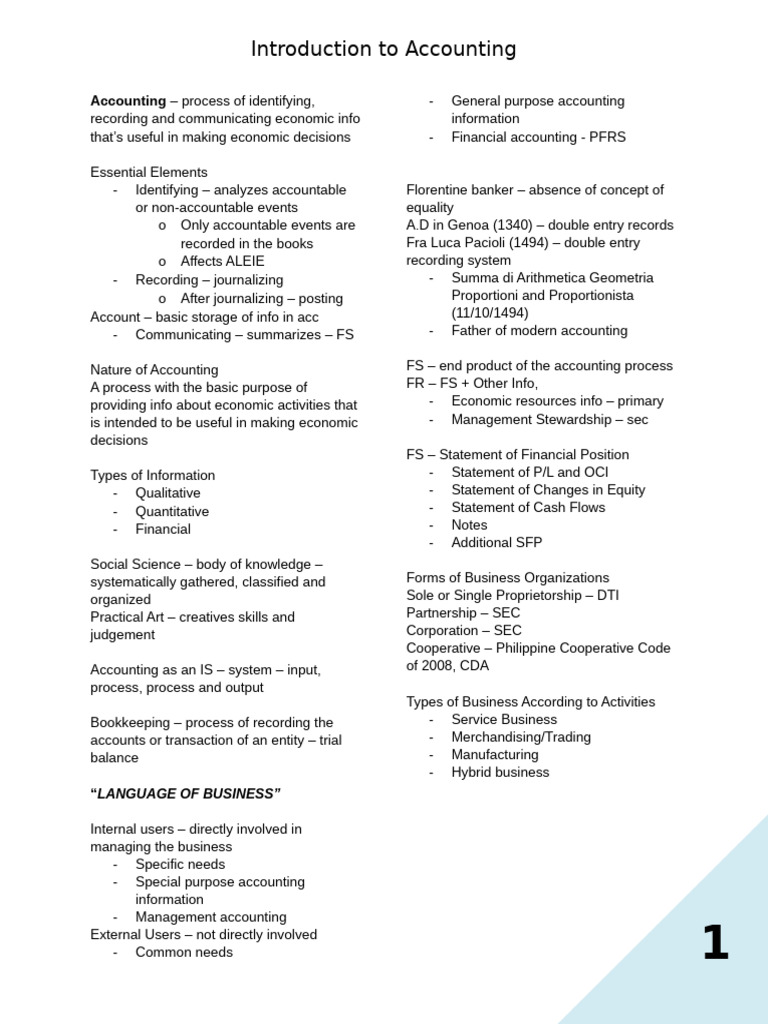 Introduction to Accounting | PDF | Accounting | Economies