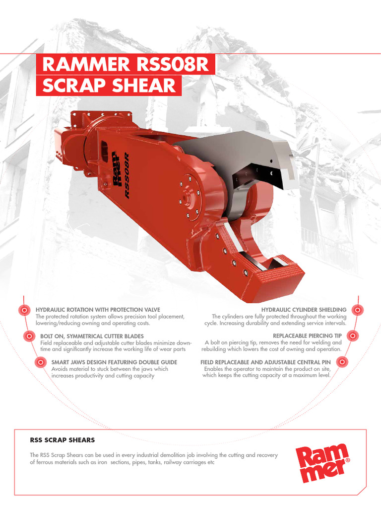 Rammer RSS08R Flyer A4 v1 | PDF | Mechanical Engineering