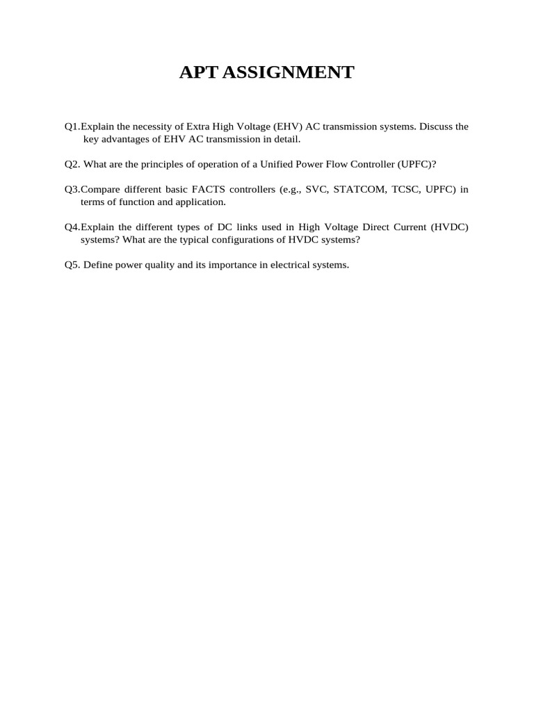 Apt Assignment | PDF