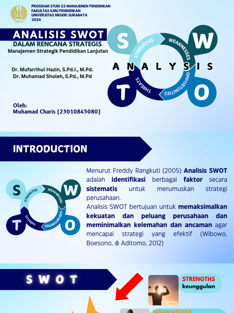 Analisis SWOT (M. Charis) | PDF
