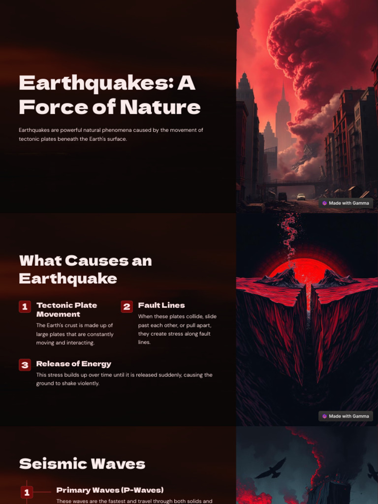 Earthquakes A Force of Nature | PDF