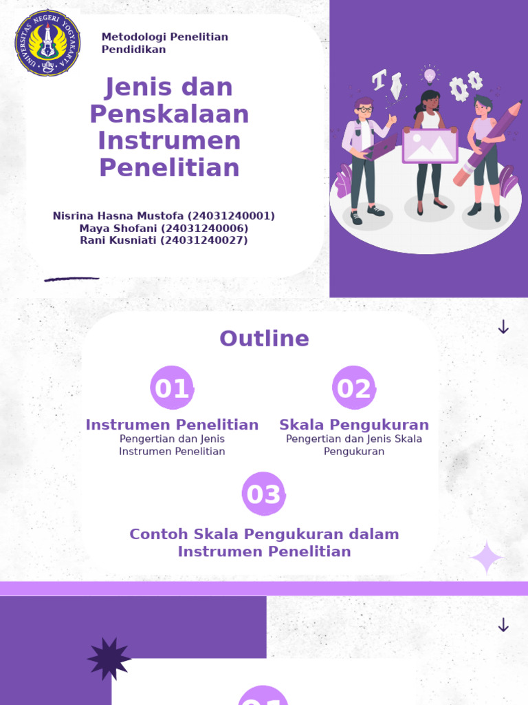 3. Jenis dan Penskalaan Intrumen Penelitian (Rani-Rina-Maya) | PDF