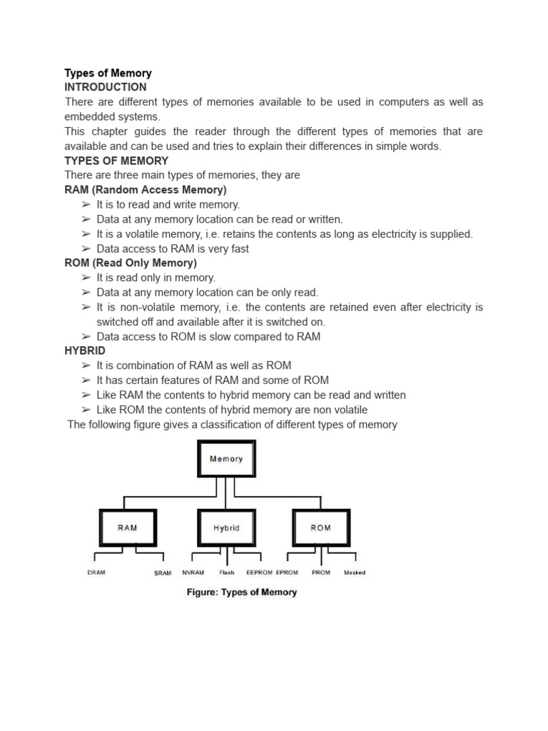 Embedded Systems day 3 (2) | PDF | Random Access Memory | Read Only Memory