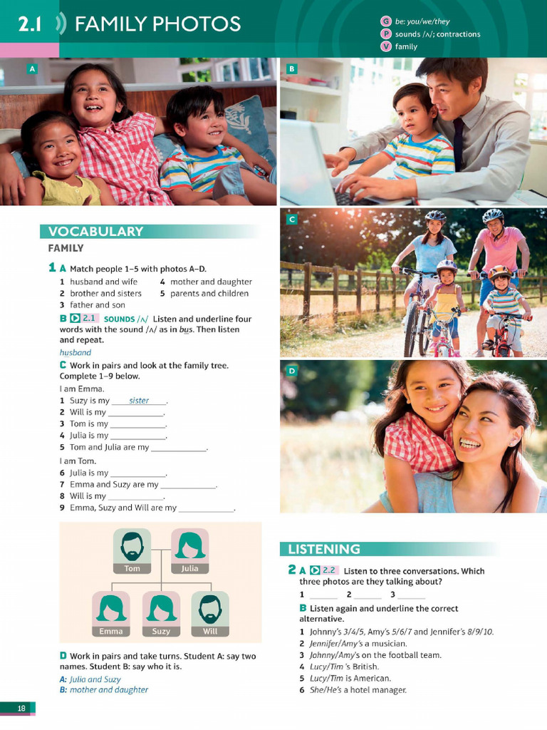 Unit2 (Beginner) | PDF | Marriage | Family