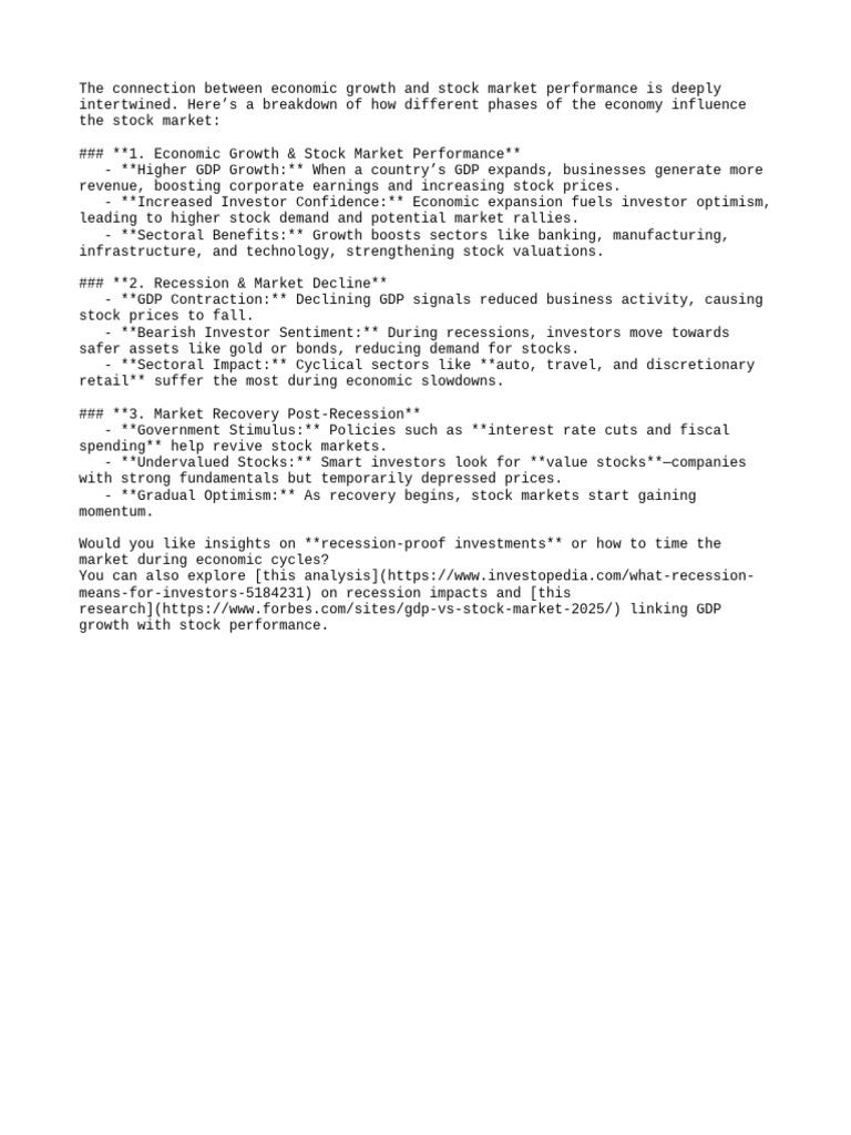 The Connection Between Economic Gro 5 | PDF