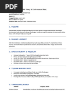 Contoh Rencana HSE Proyek | PDF