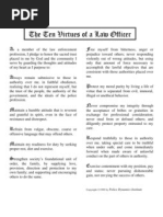 Police Creed | PDF | Law