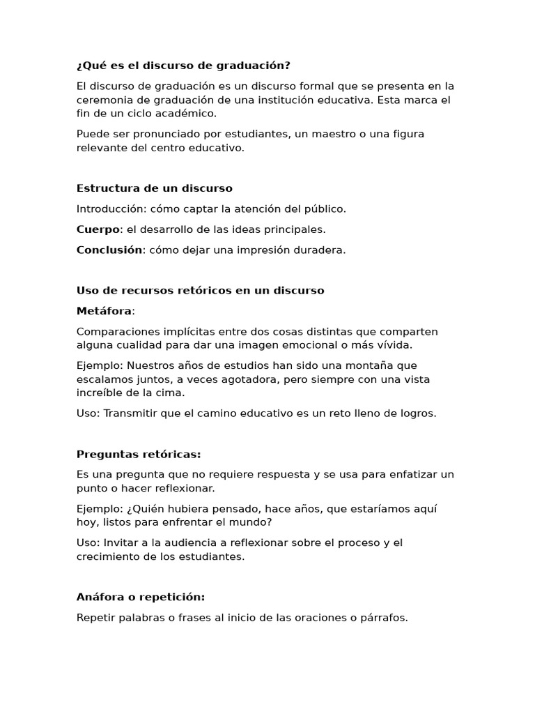 Repaso de Español | PDF | Hablar en público | Novelas