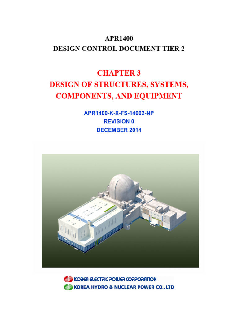 AP1400 Tier2 Chapter03-Design of Structures, Systems, Components, and Equipment | PDF | Applied ...