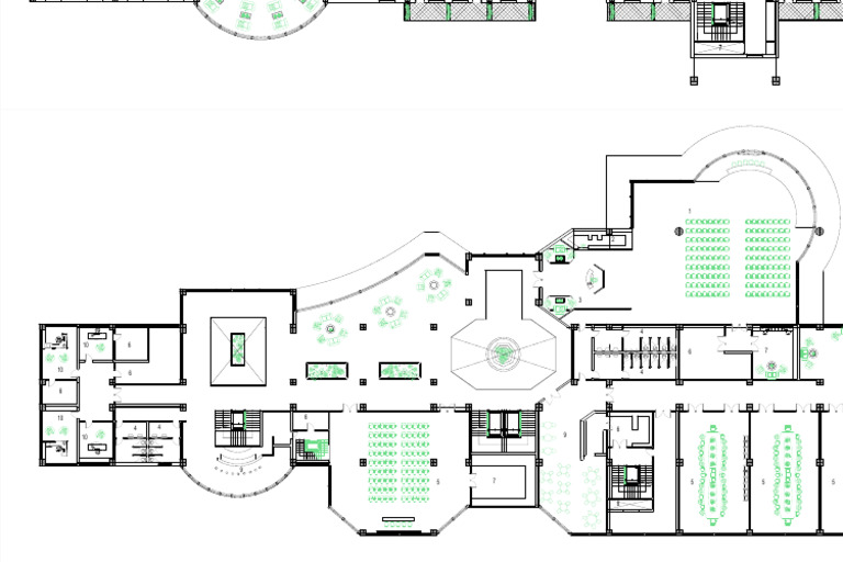 Museum and Hotel AutoCAD File DWG-Layout3 | PDF