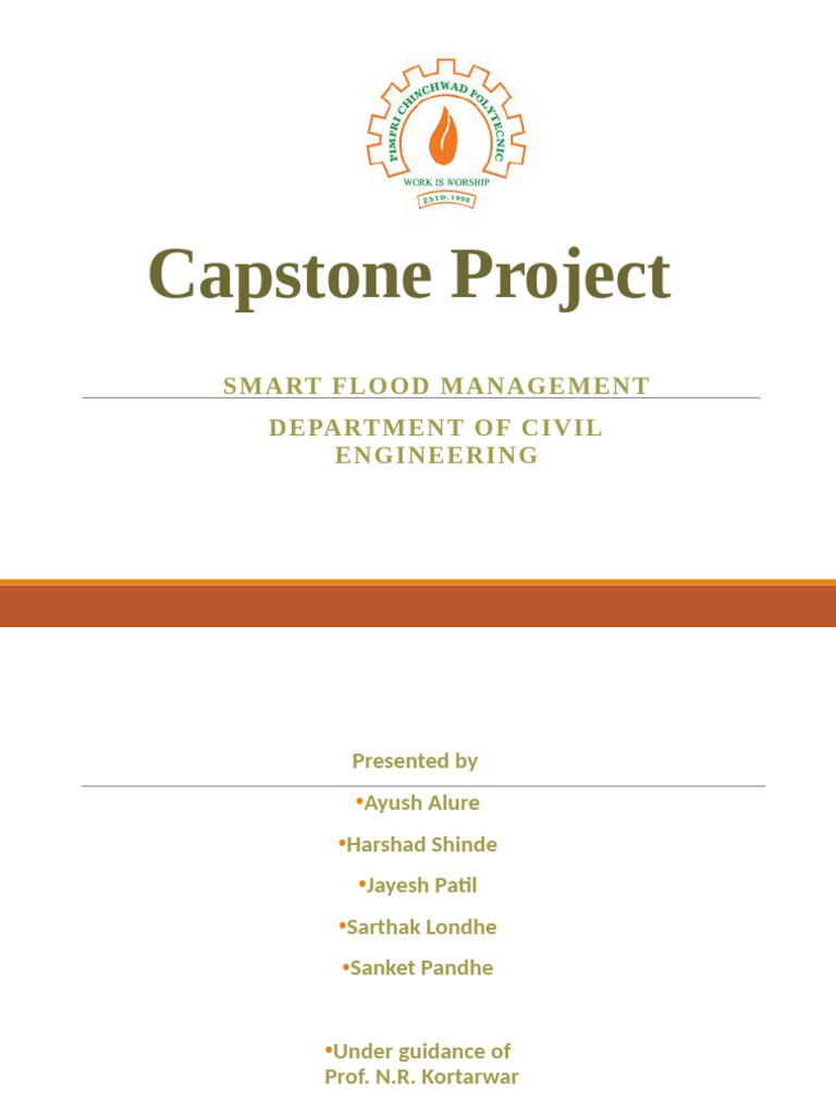 capston PPT (Final) | PDF | Dam | Flood