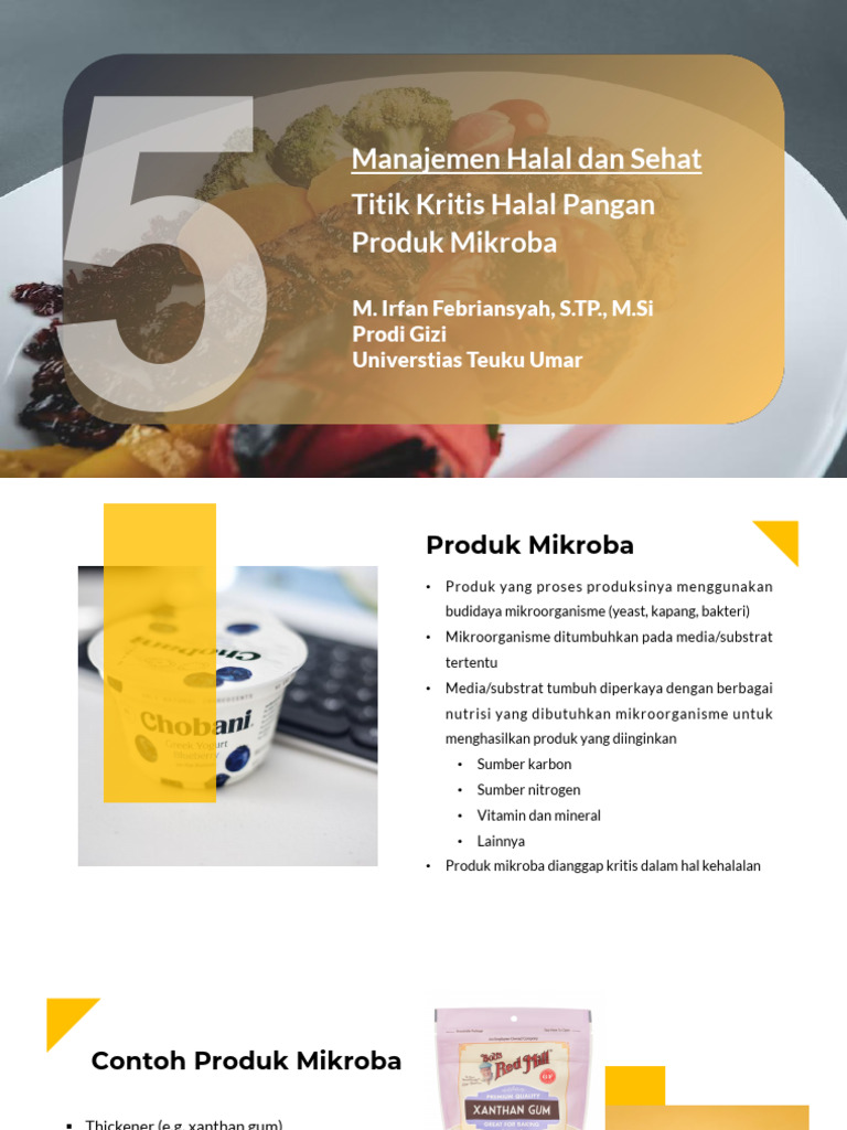 7 Titik Kritis Halal Pangan Produk Mikrobia | PDF