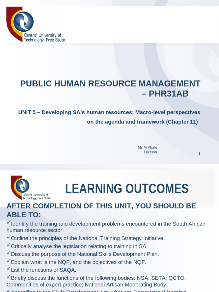 Phr31ab - Unit 5 2024 | PDF | Apprenticeship | Learning