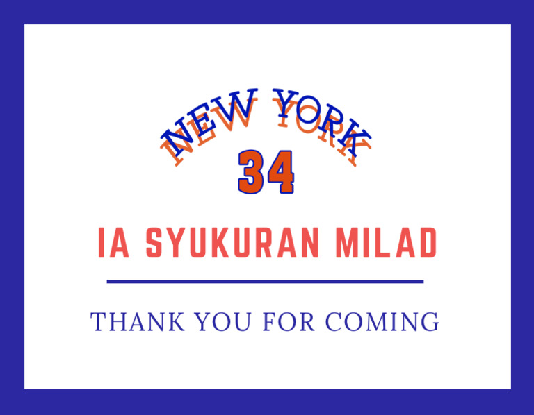 1A Syukuran Milad PDF | PDF