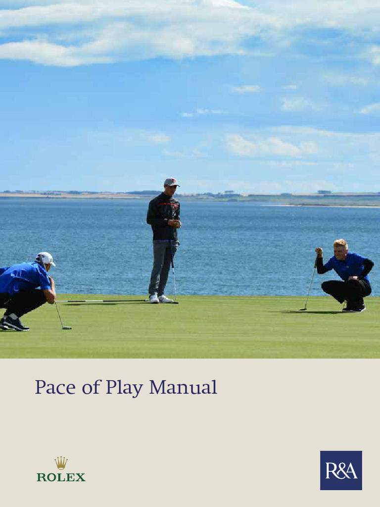Pace of Play Manual | PDF | Golf Course | Par (Score)
