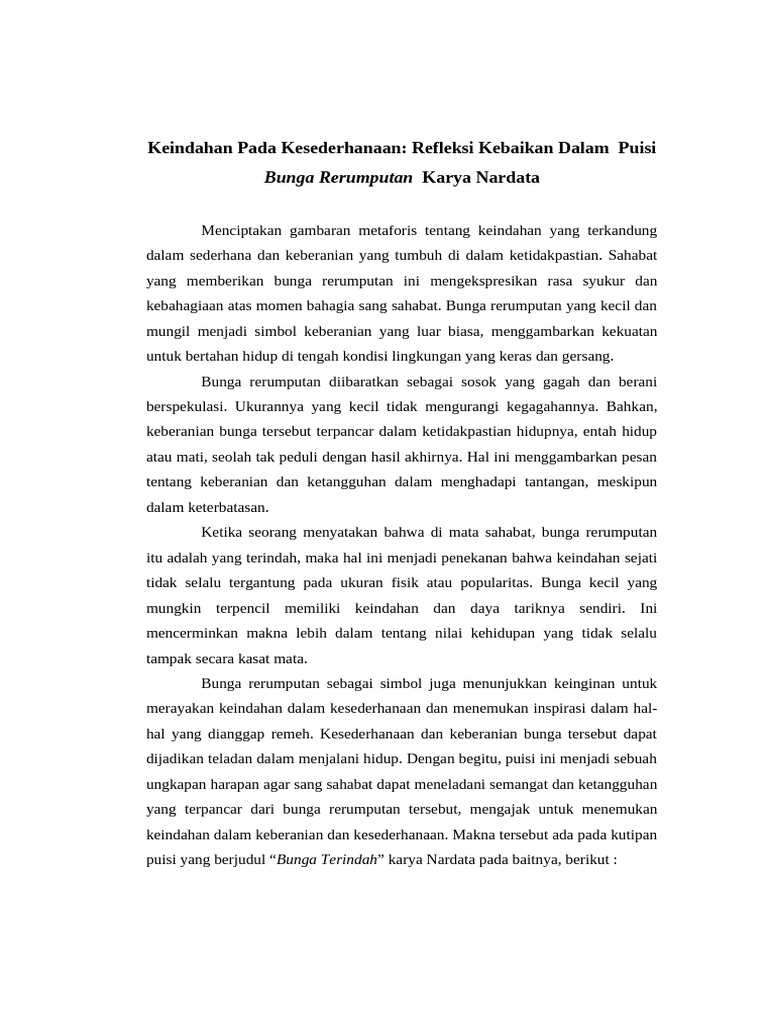 Naskah Esai - Bima Eka Wijayanto | PDF