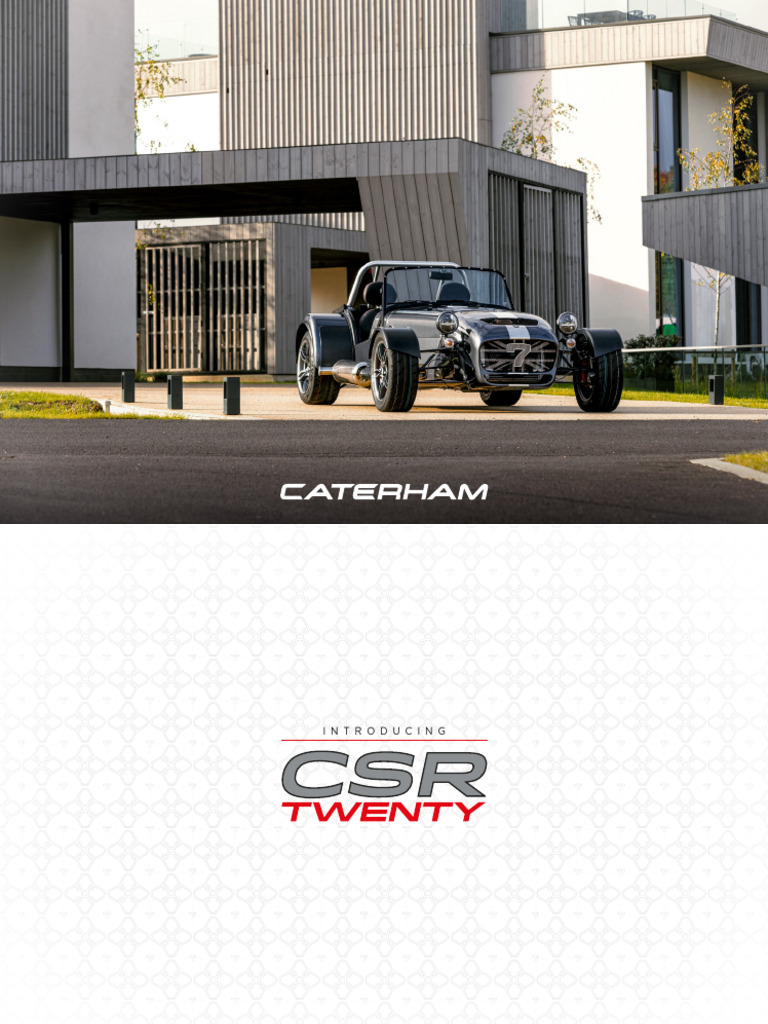 CSR-Twenty -Brochure-UK | PDF | Car Body Styles | Wheeled Vehicles