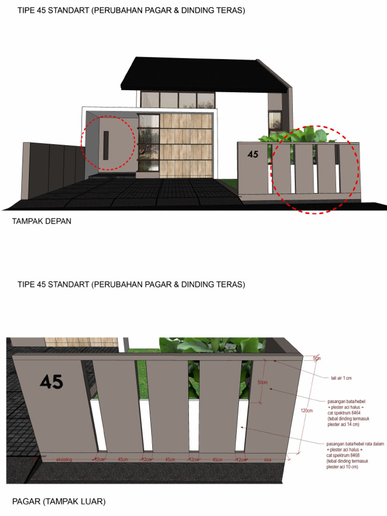 Gambar Revisi Pagar | PDF
