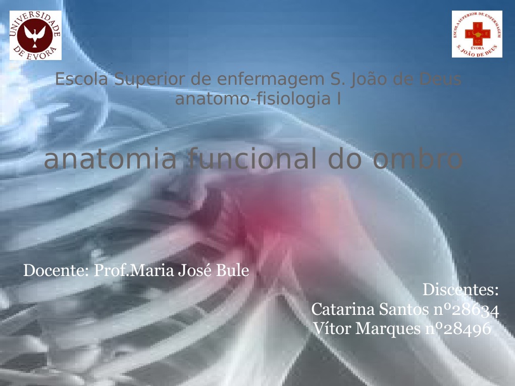 Anatomia Do Ombro | PDF | Ombro | Membros (anatomia)
