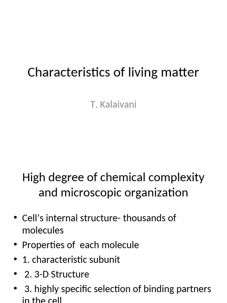 20-Properties of Living System-17-02-2025 | PDF