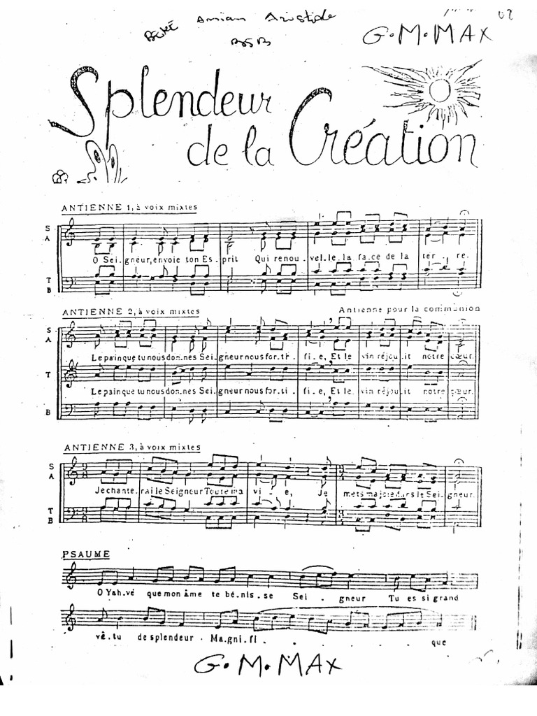 Splendeur Création | PDF
