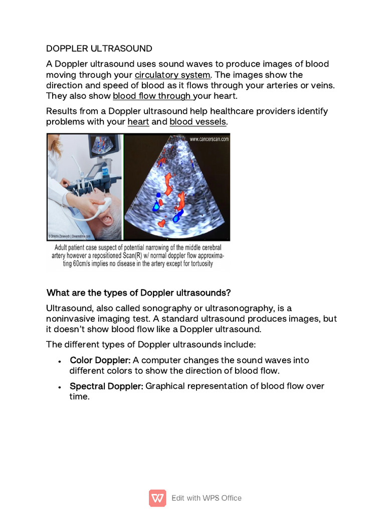 Understanding Doppler Ultrasound Types | PDF | Medical Ultrasound ...