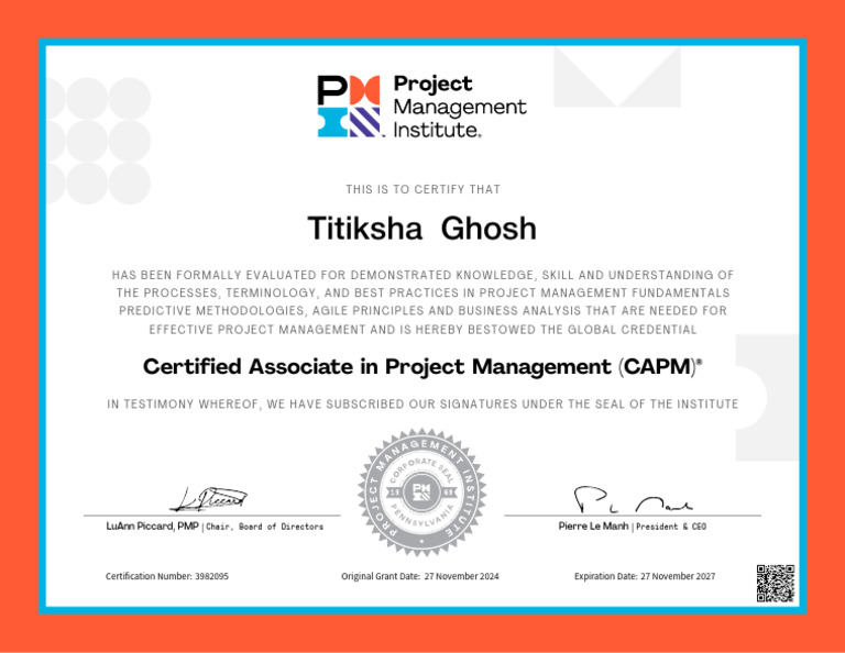 CAPM Certification | PDF