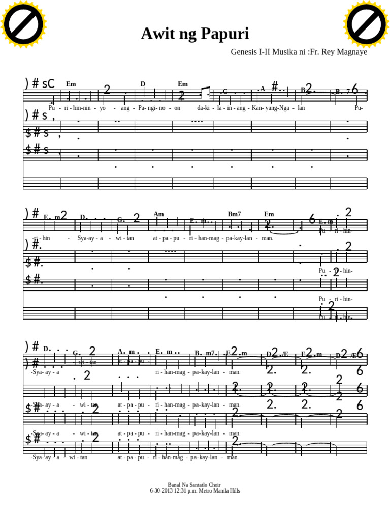 Awit NG Papuri | PDF