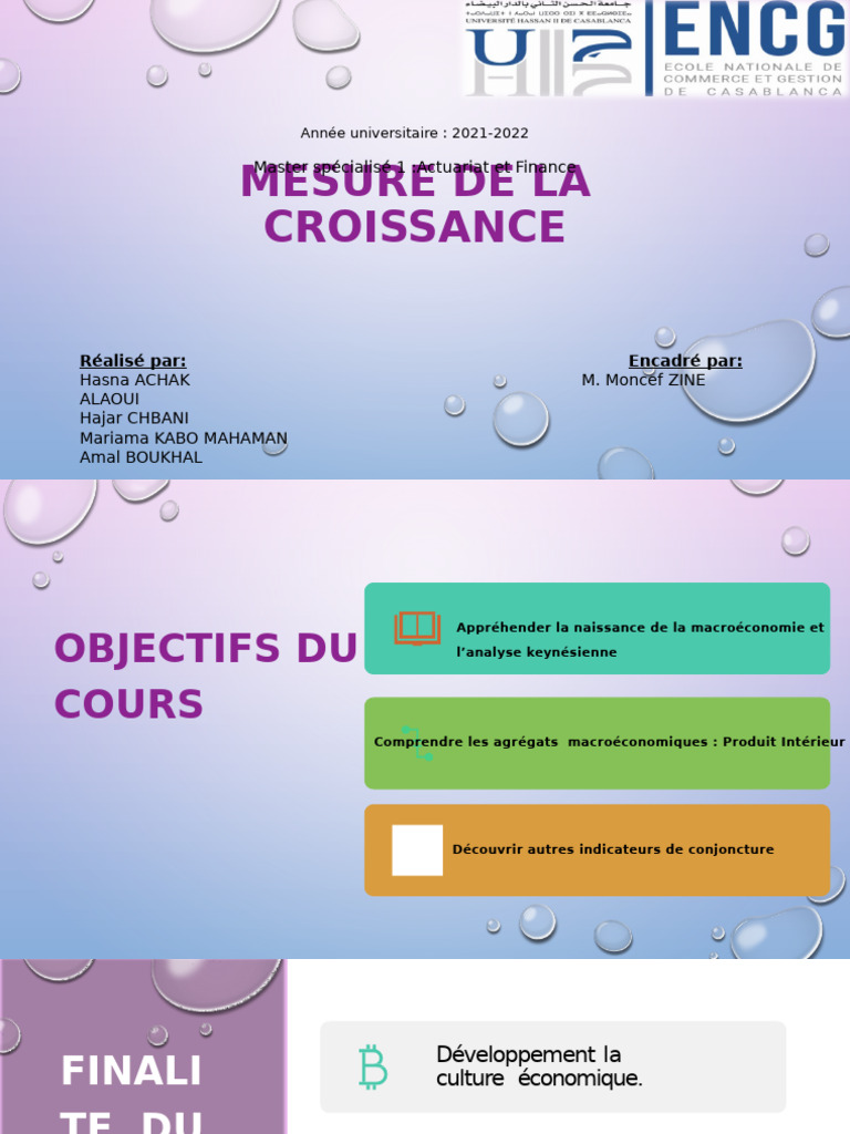 Mesure de La Croissance | PDF | Produit intérieur brut | Macroéconomie