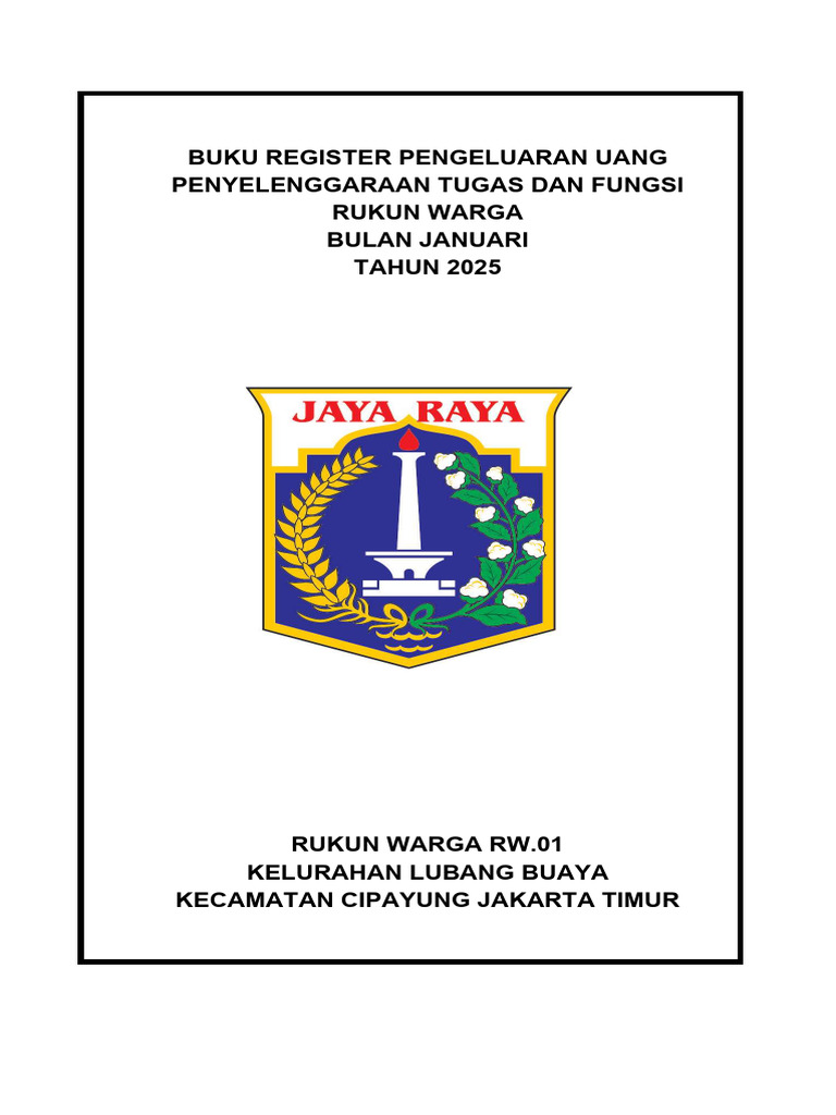 1 - LPJ RW - Januari - 2025 | PDF