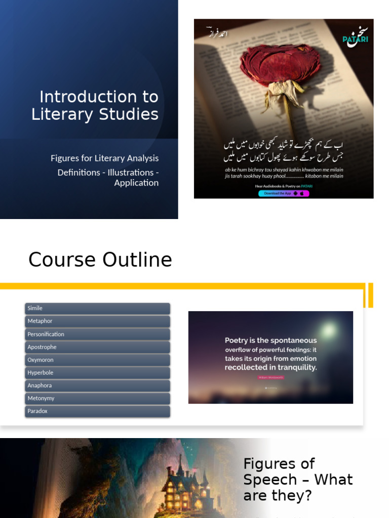 Introduction To Literary Studies | PDF | Speech | Metaphor
